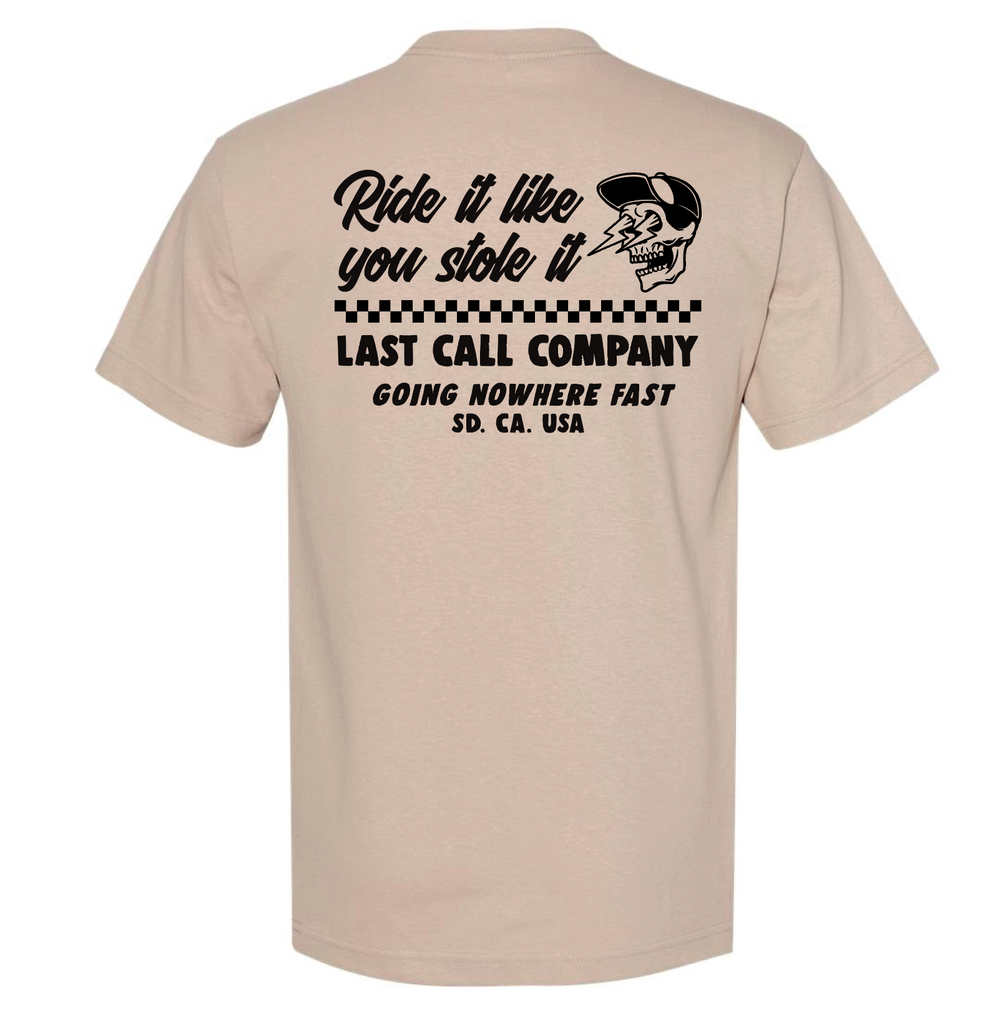 Last Call Co. Ride It Badge S/S Tee