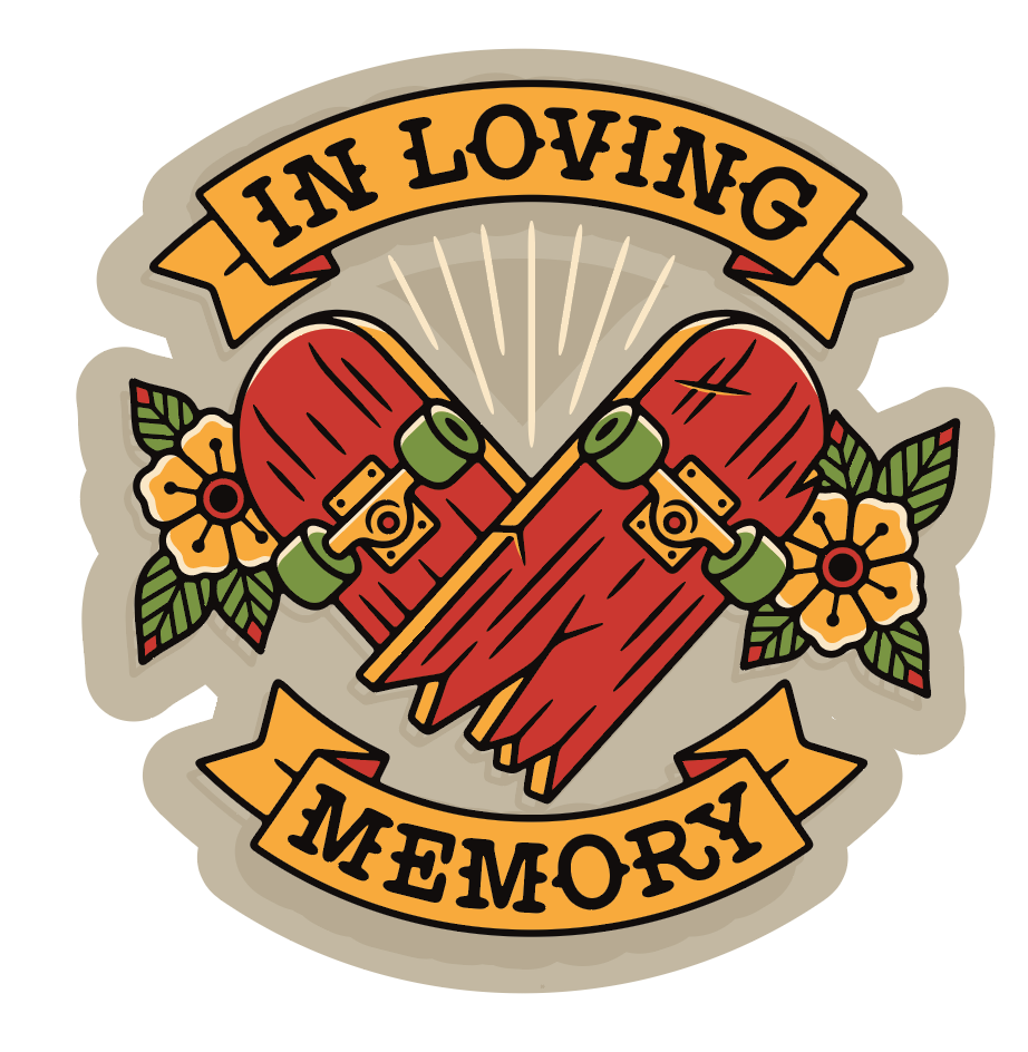In Loving Memory Sticker – Last Call Co.