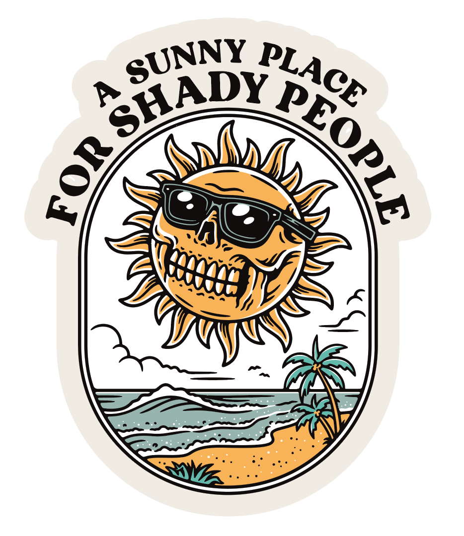 Shady People Sticker – Last Call Co.